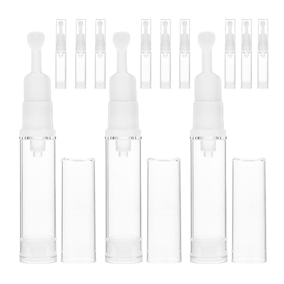 Luxshiny 12pcs Refillable Travel Containers for Foundation Airless Pump ...