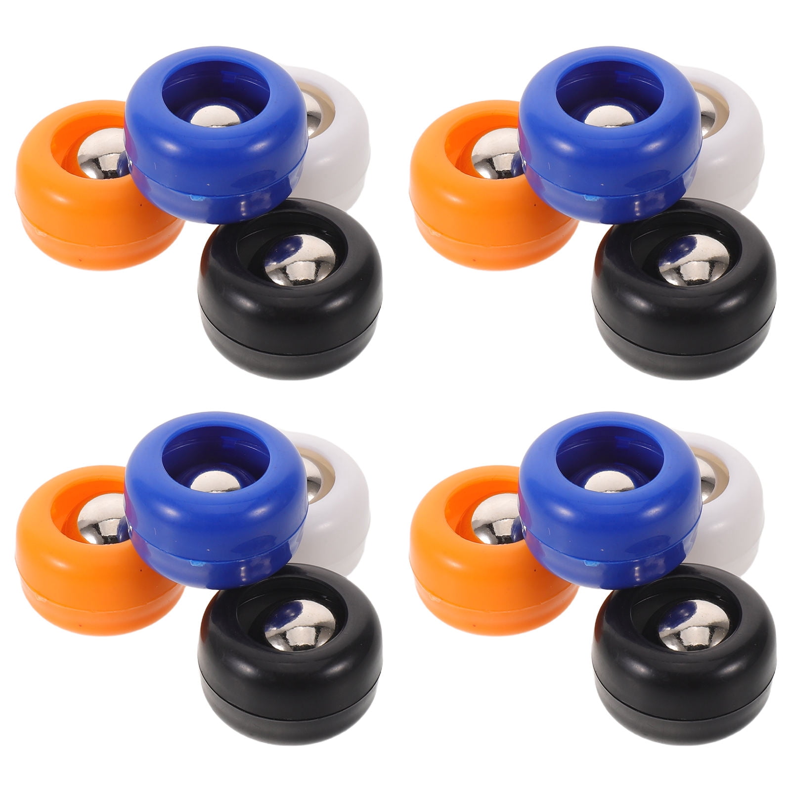 Luxshiny 16Pcs Precision Plastic Shuffleboard Rolling Pucks Assorted ...