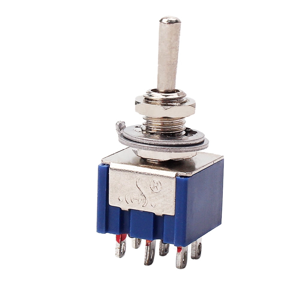 Luxshiny 1Pack 3 Position Metal Toggle Switches 1.3x0.5x0.5in For Diy ...