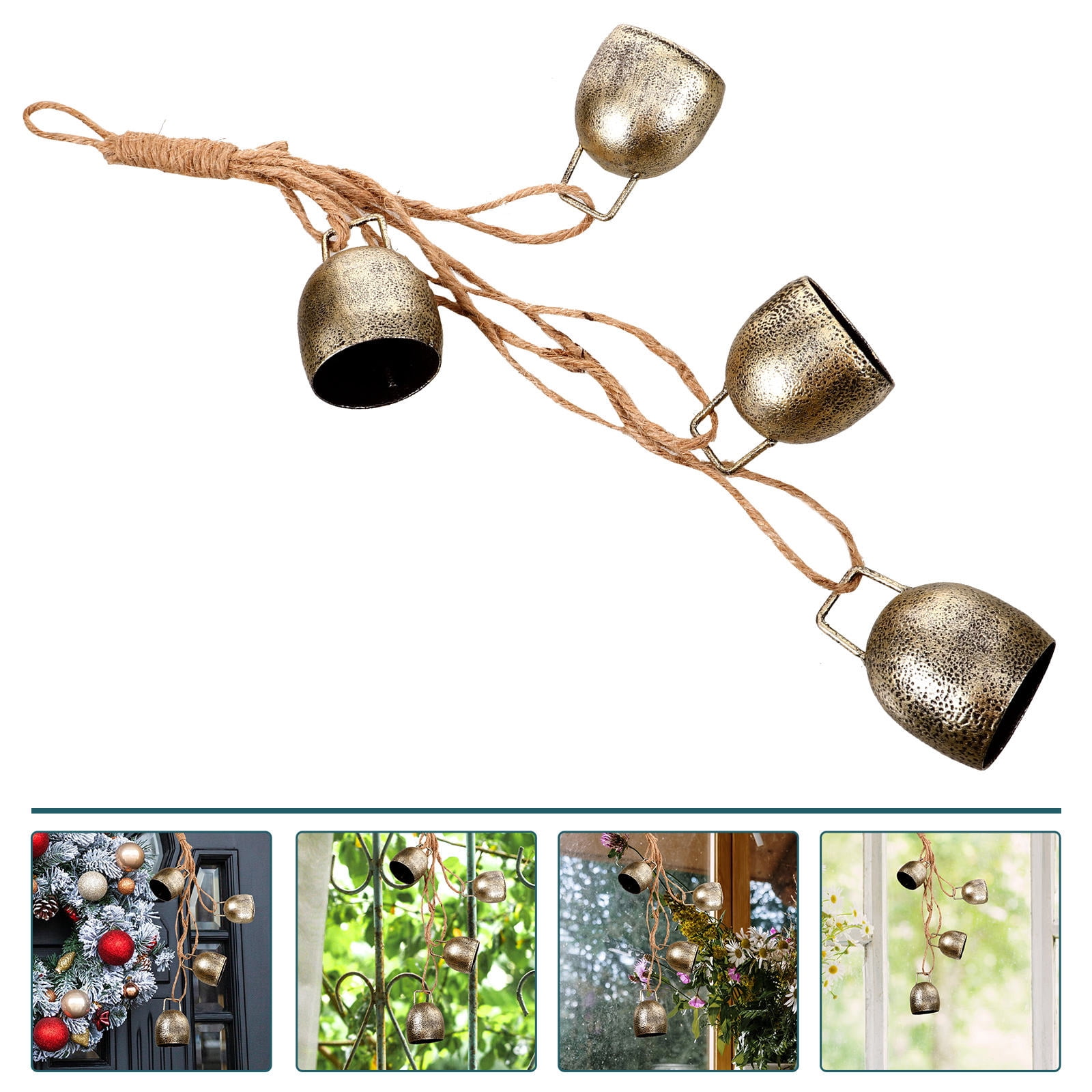 Luxshiny 1Pack Antique Bronze Wind Chime for Homeowners in Rustic Style ...