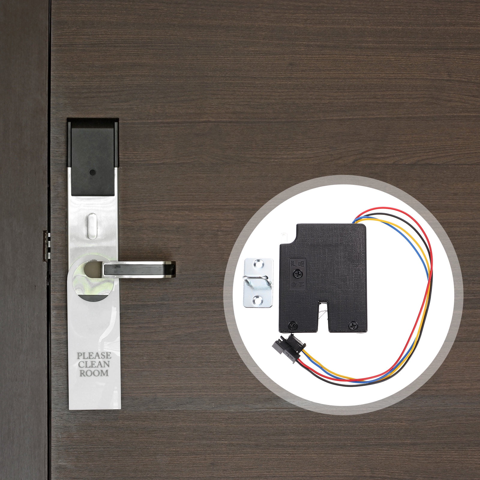 Luxshiny 1Pack Electric Lock Black Magnetic Cabinet Lock for Schools ...