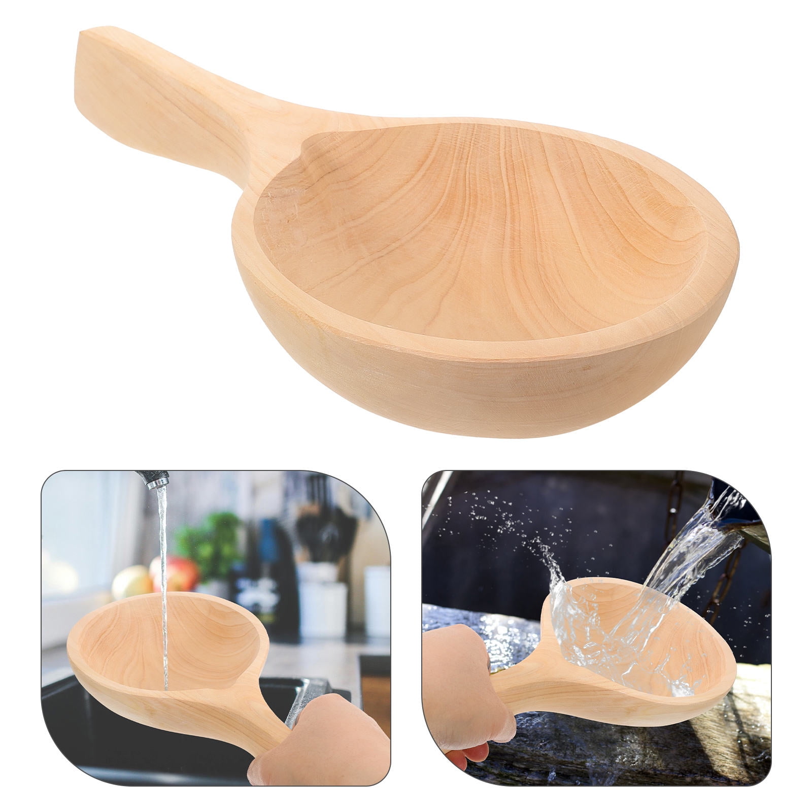 Luxshiny 1Pack Gardening Watering Tool Beige Water Ladle With Ergonomic ...