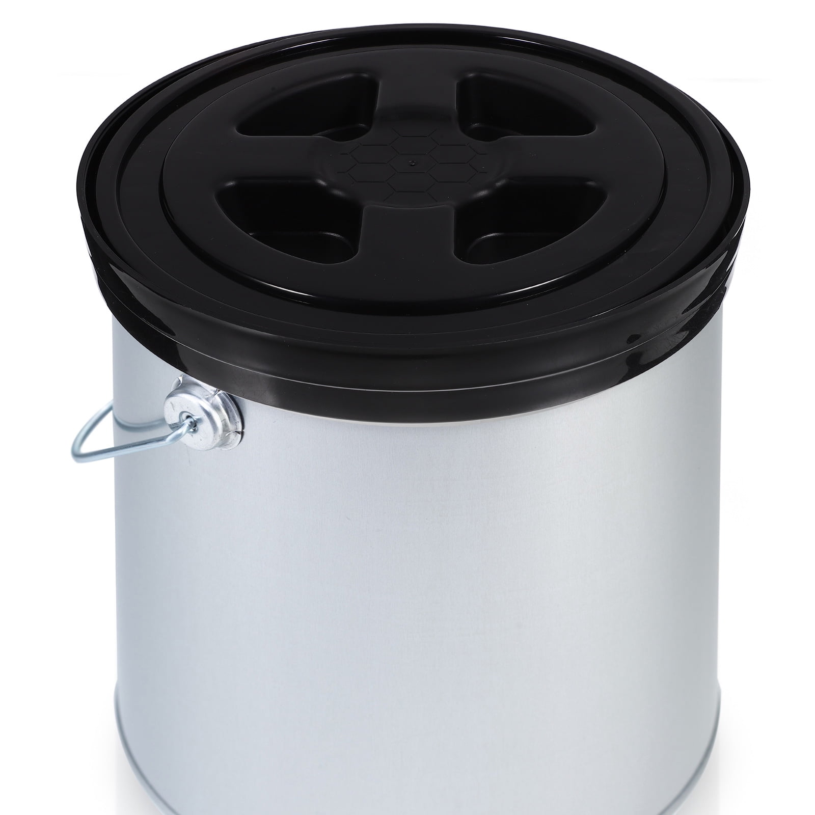 Luxshiny 1Pcs Black Bucket Lid for Water Storage Barrels 29.7X29.7X1 ...