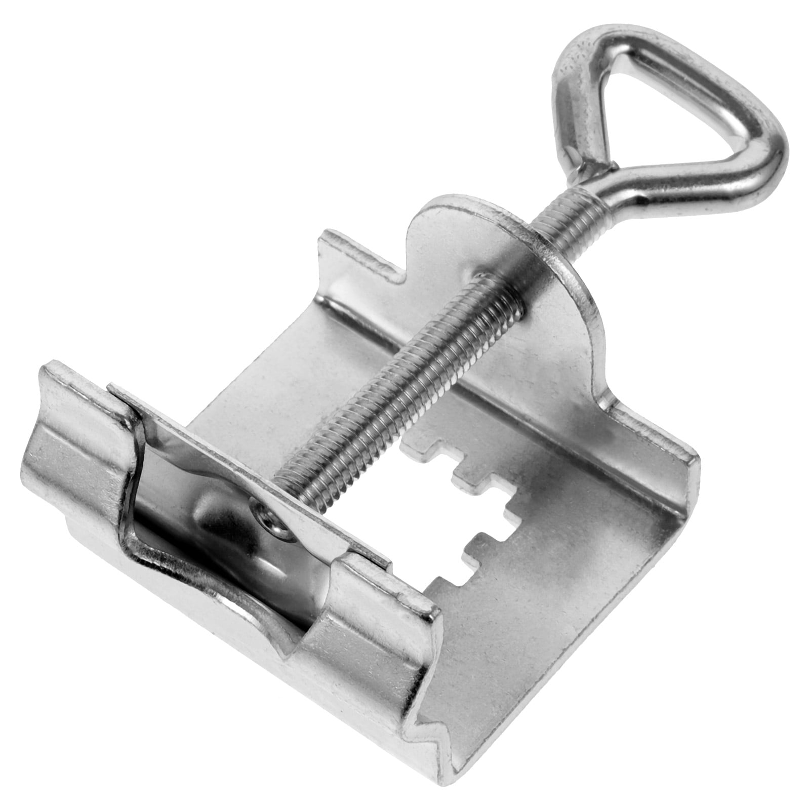 Luxshiny 1Pcs Silver Galvanized Steel Umbrella Clamp Stand Holder for ...