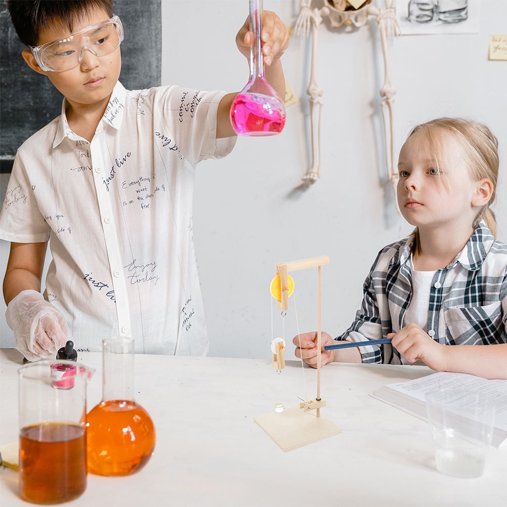 Luxshiny 2 Sets Kids Pulley System for Educational Playthings with 11 ...