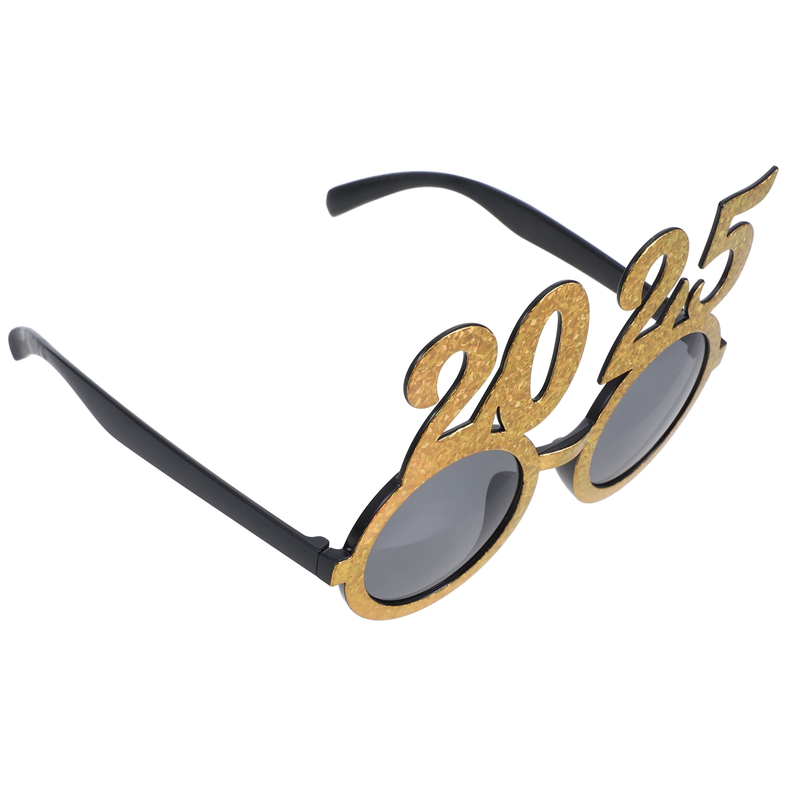 Luxshiny 2025 Plastic Sunglass in Golden for New Year Party Eyewear and ...