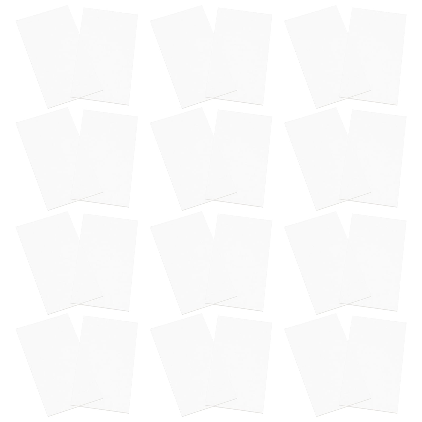 Luxshiny 20Pcs Acrylic Place Cards Writable Signage For Party Table ...