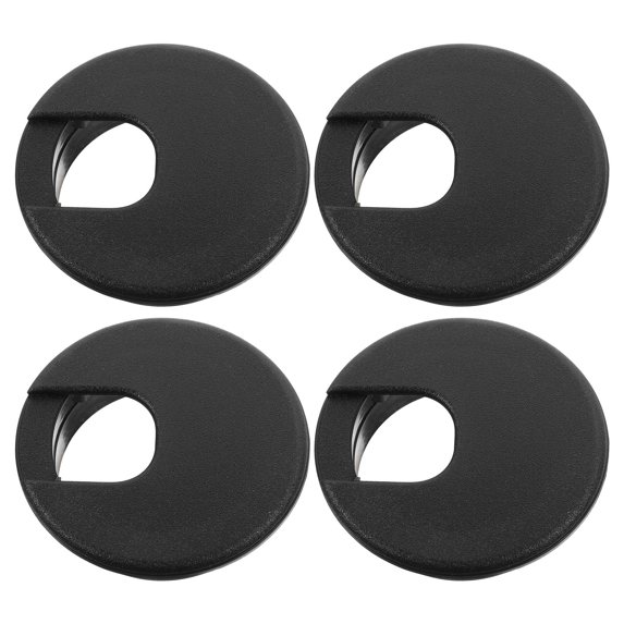 Luxshiny 20pcs Cable Grommet for Hole Desk Cover Round Plastic Black ...