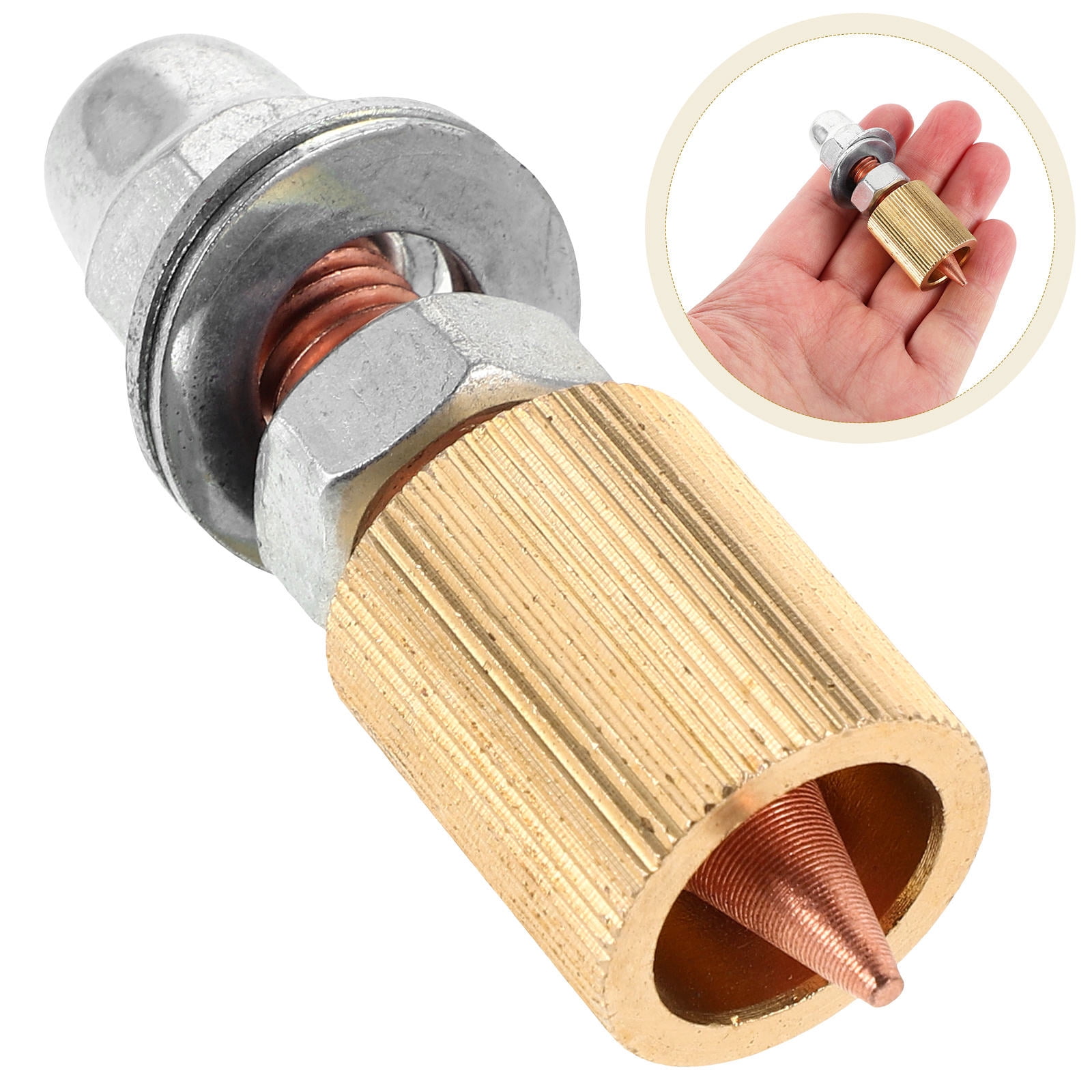 Luxshiny 2Pcs Automotive Sheet Metal Repair Dent Puller Copper Collet ...