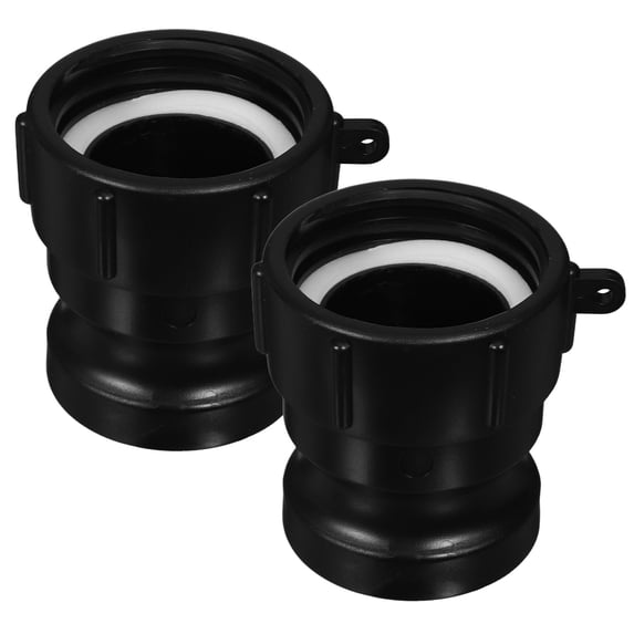 Luxshiny 2Pcs Black Ibc Tote Hose Adapter Precision Engineered Quick ...