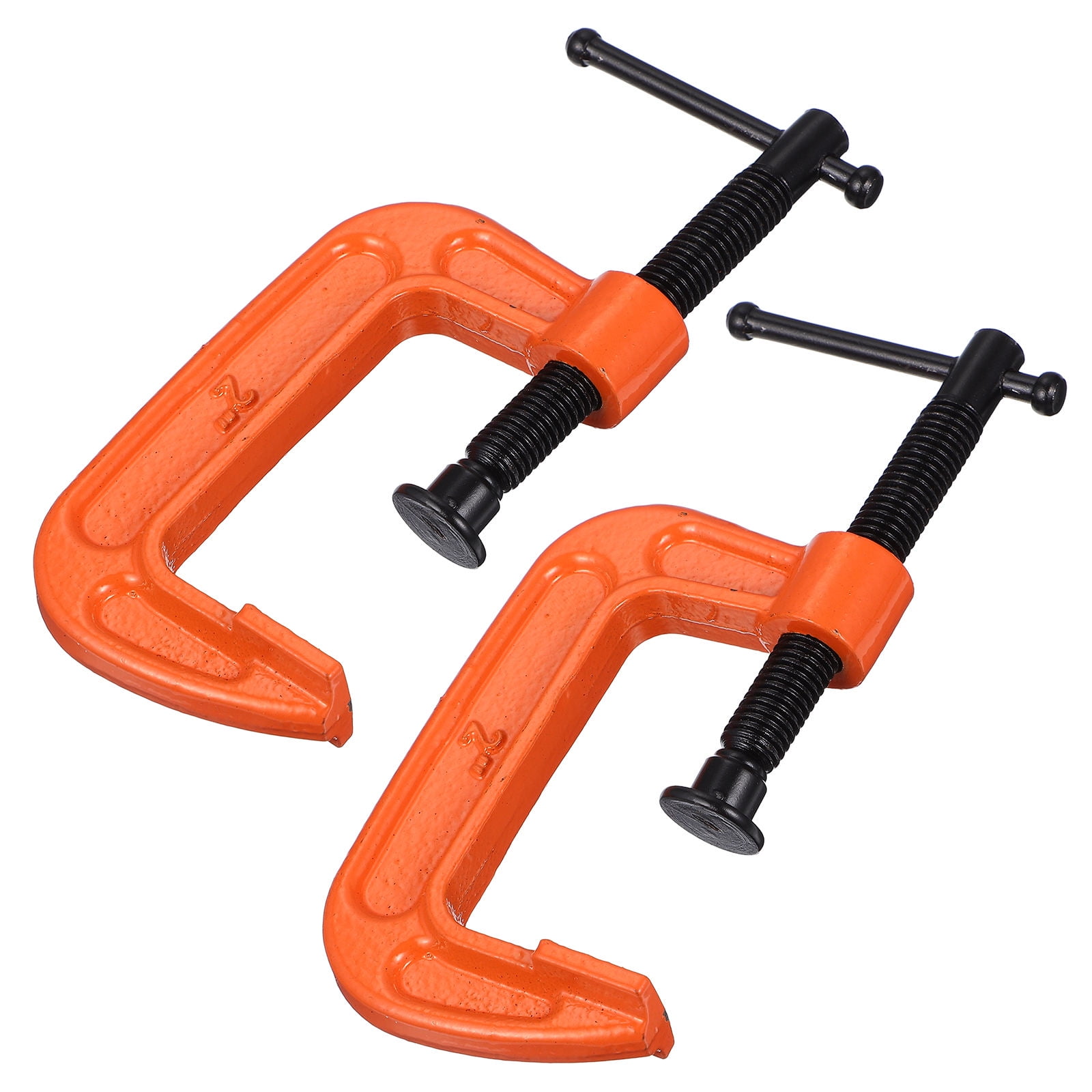 Luxshiny 2Pcs Orange Steel Desk Clamp for Woodworking Versatile ...