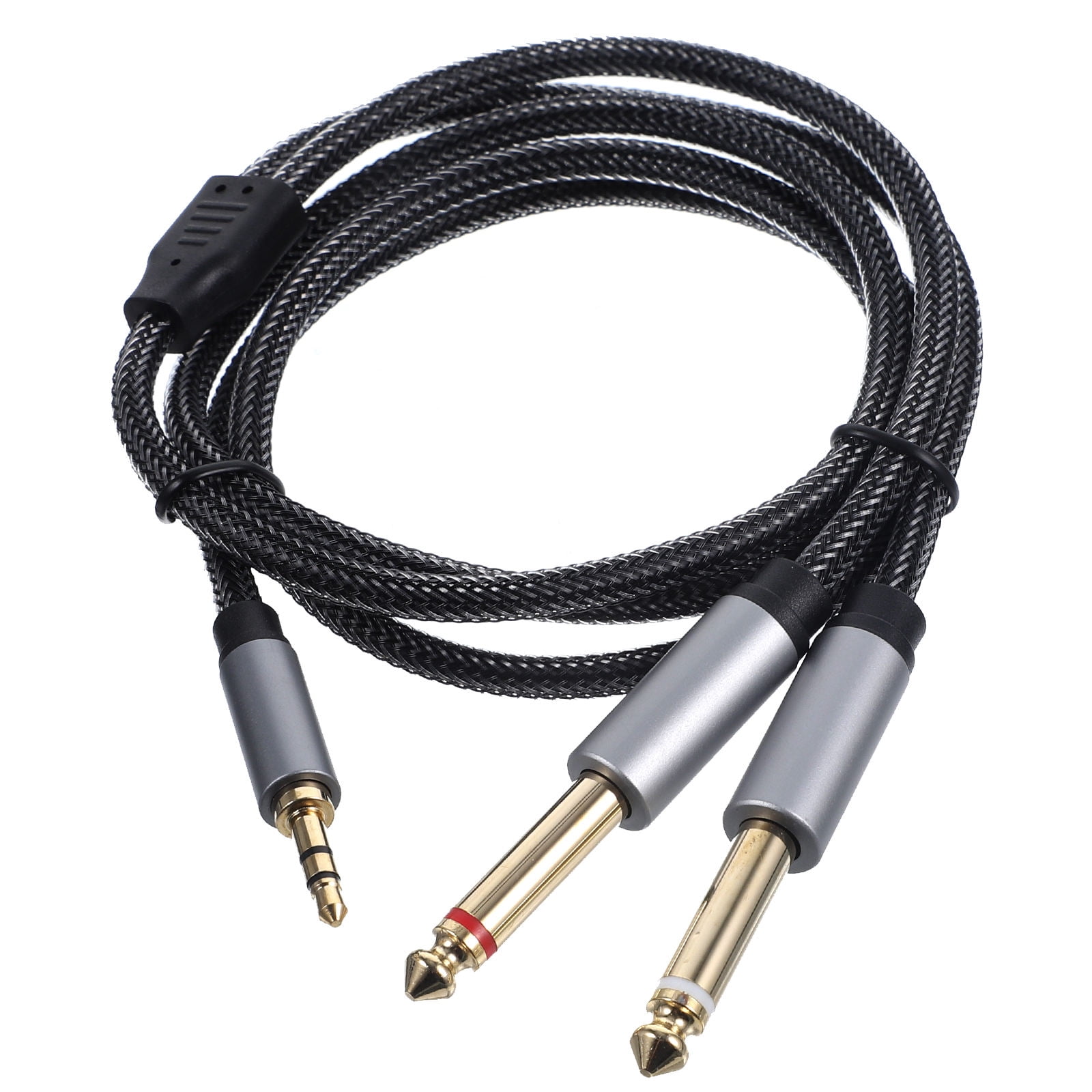 Luxshiny 3.5mm to Dual 1/4 Inch Stereo Audio Splitter Cable for TV ...