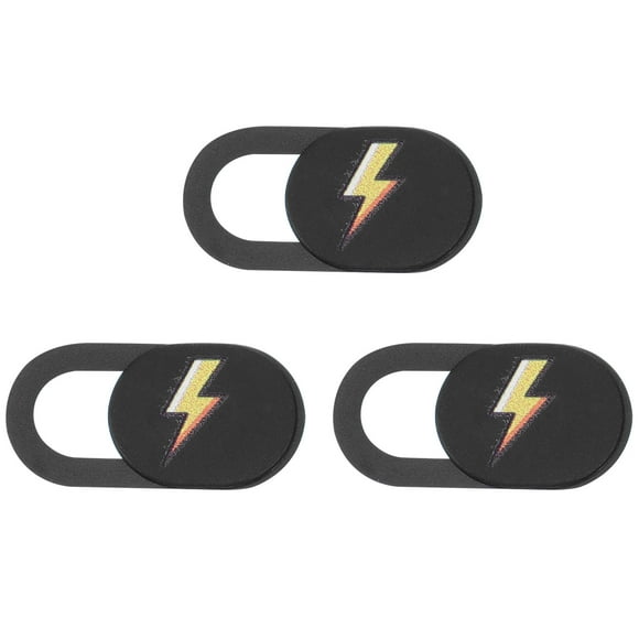 Camera Covers for Phones and Laptops in Black and Clear Styles
