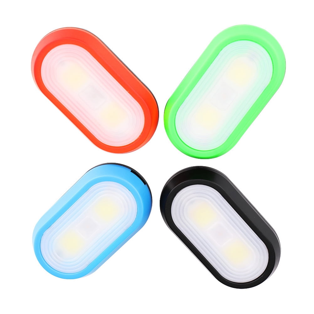 Luxshiny 4 PCS Clip On LED Light Assorted Color Slim Strobe Safety ...