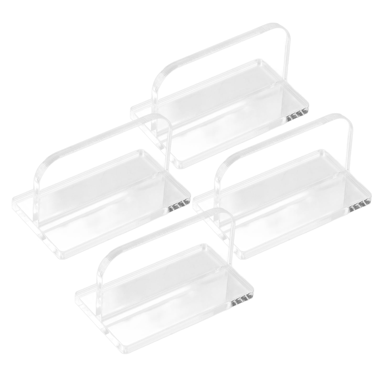 Luxshiny 4Pcs Transparent Acrylic Aquarium Lid Handles Stick on Fish ...