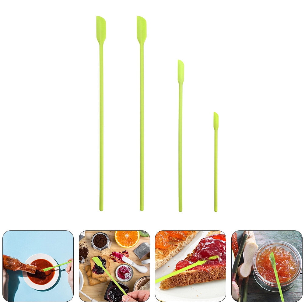 Luxshiny 4Pcs Tiny Spatulas for Cosmetics Small Kitchen Utensils Gadget ...