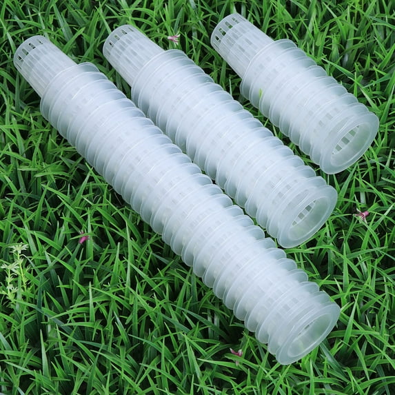 Luxshiny 50pcs Cultivation Baskets Semi-transparent Plastic for ...