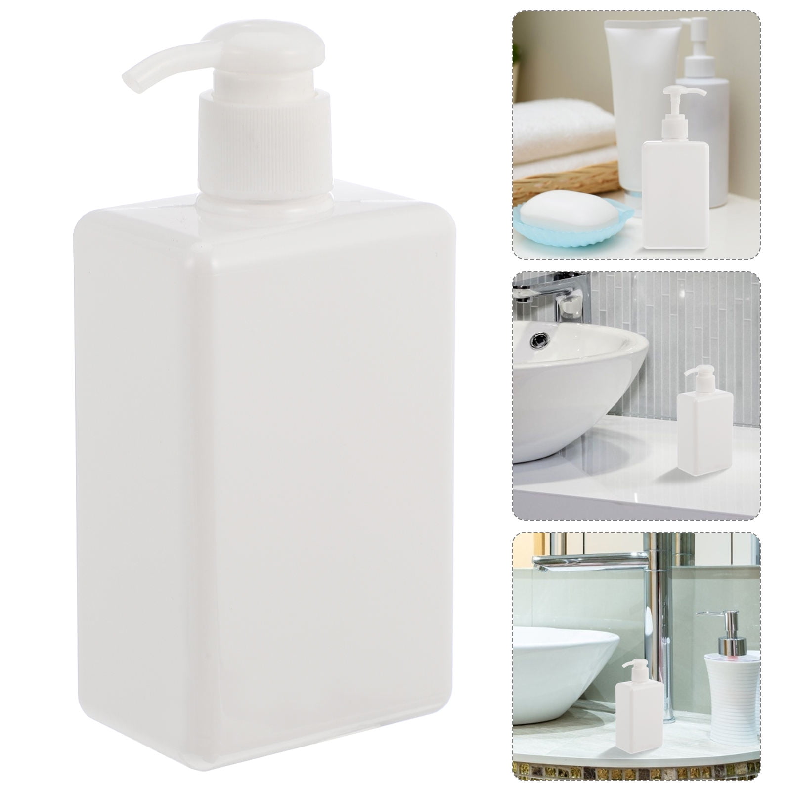 Luxshiny 6Pcs 280ml Lotion Press Pump Dispenser for Daily Use with ...