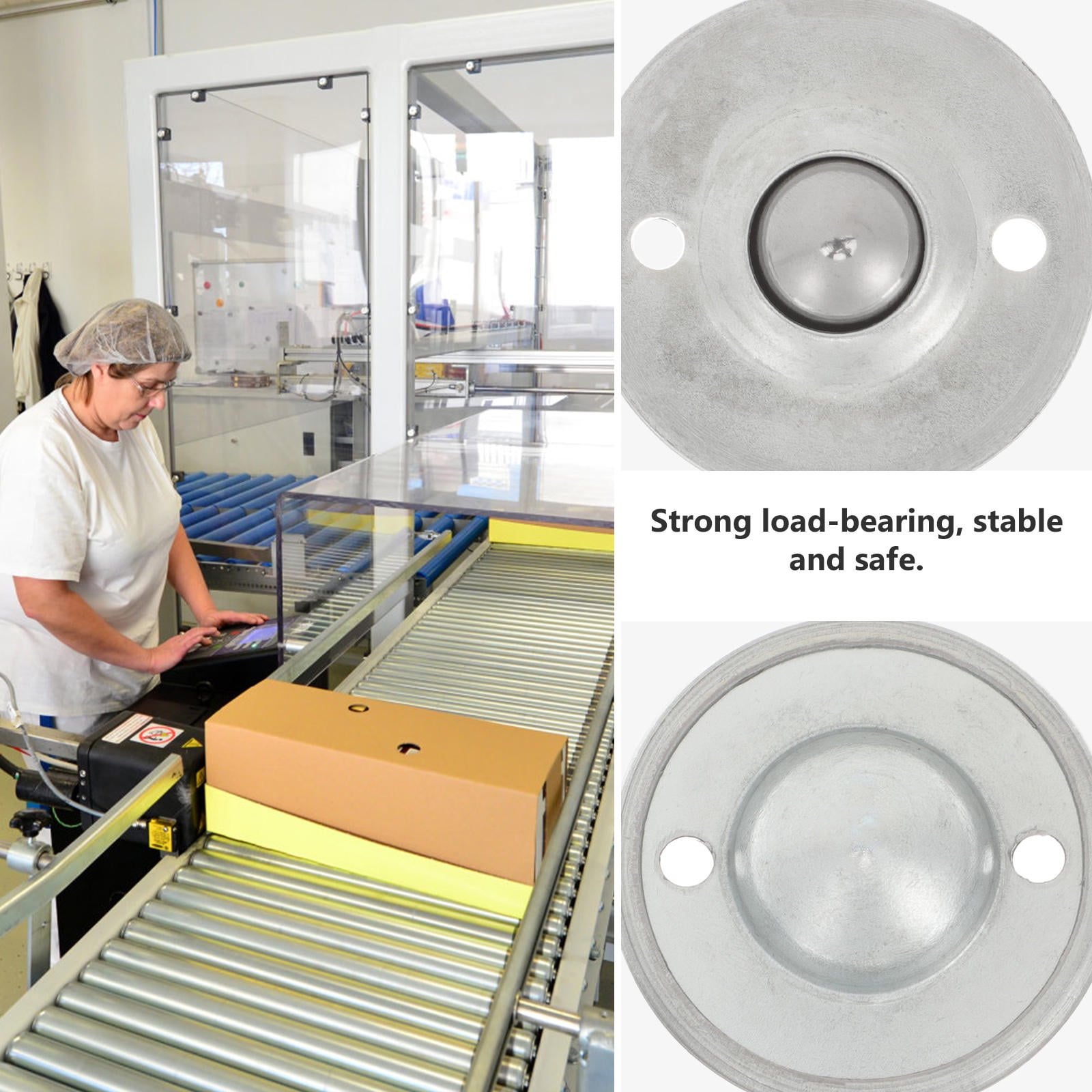 Luxshiny 8Pcs Heavy Duty Rollers for Processing Machinery and Floor ...