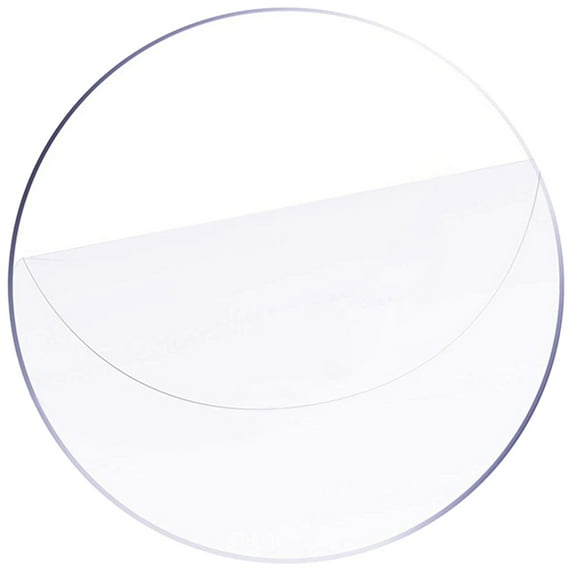Luxshiny Acrylic Round Discs Clear Acrylic for Projects Smooth Surface ...