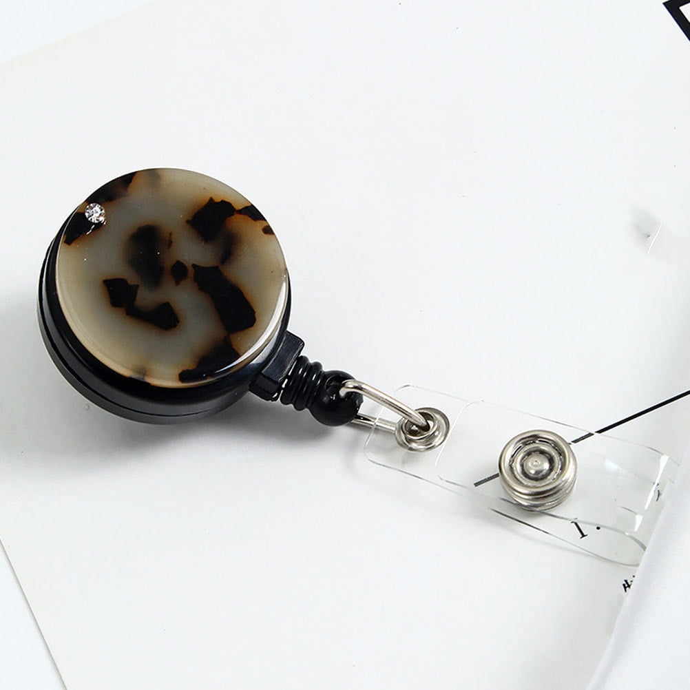 Luxshiny Badge Holder Clip Leopard Plastic Holds Badges for Factory ...