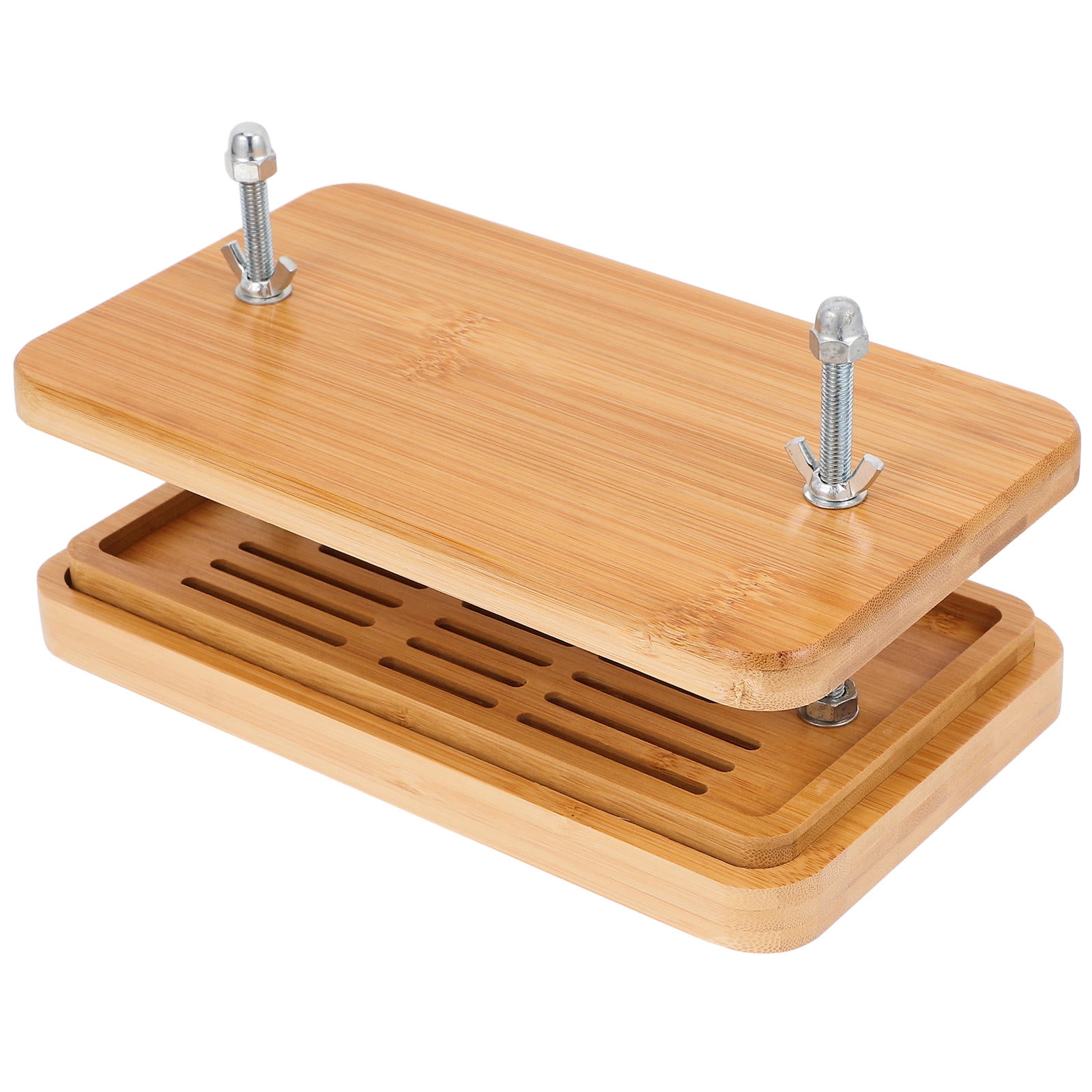 Luxshiny Bamboo Tofu Press Maker for Kitchen Use Chocolate Color ...