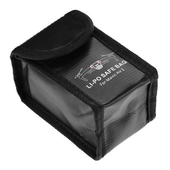 Luxshiny Battery Storage Bag Fireproof Fabric Protective Pouch for ...