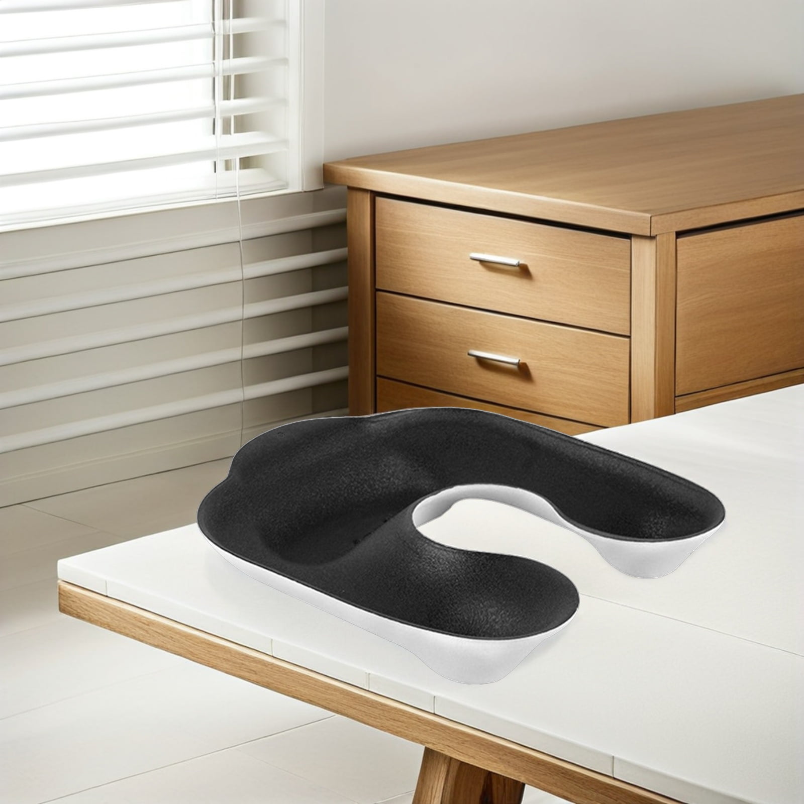 Luxshiny Black Hair Washing Tray Plastic Neck Rest for Salon Perming ...