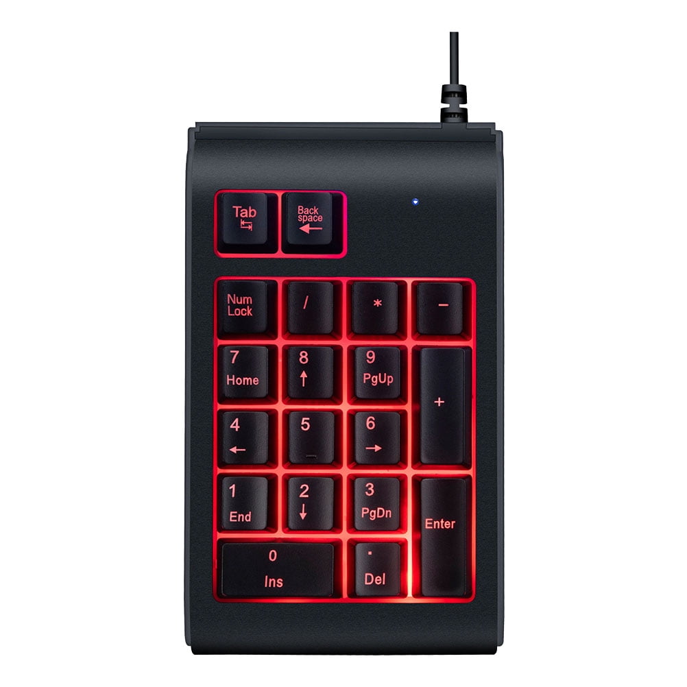 Luxshiny Black Mini Keyboard with Backlit Keys for Gamer Portable Use ...