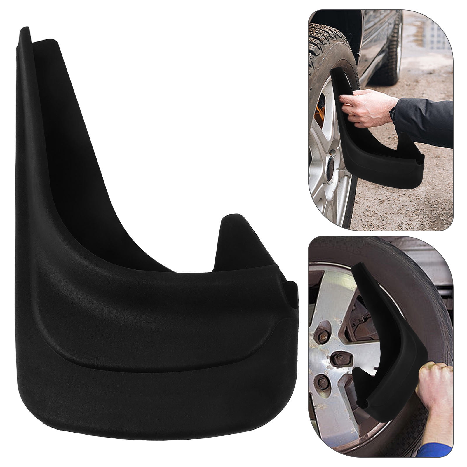 Luxshiny 1Pair Black Plastic Mud Flaps Front and Rear Mudguard for New ...