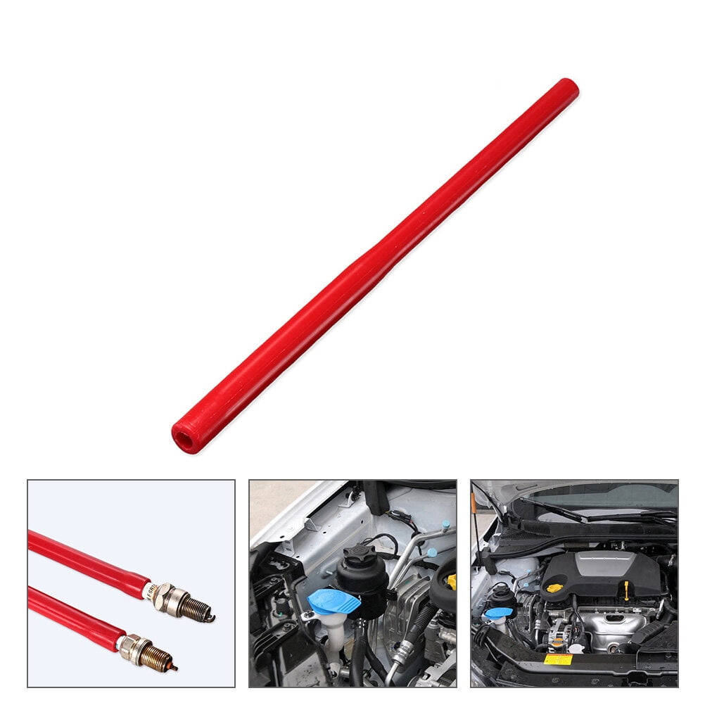 Luxshiny Car Spark Plug Tools 3Pcs Red Rubber Spark Plug Socket for ...