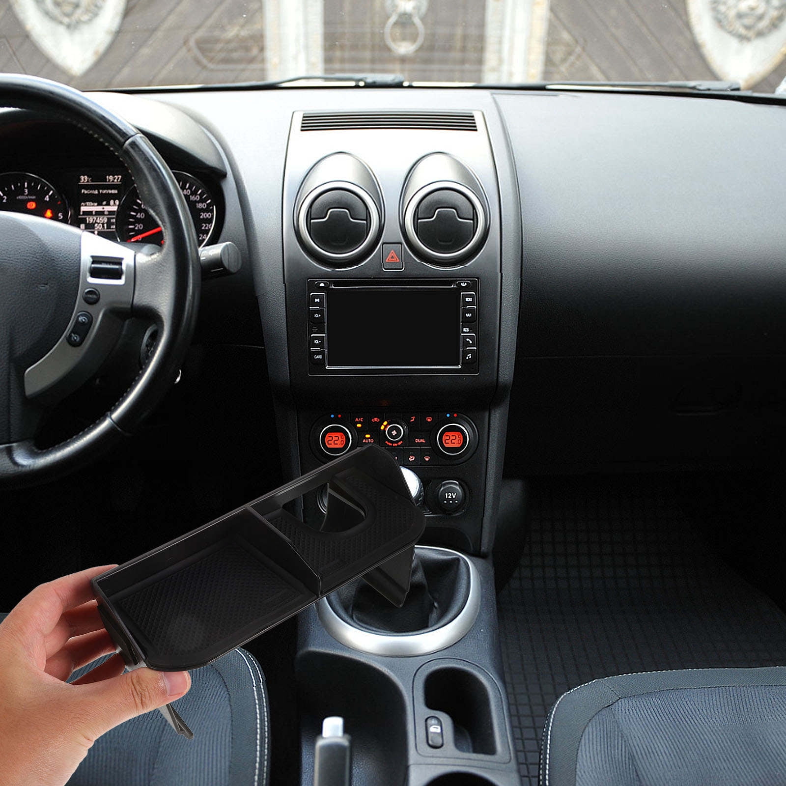 Luxshiny Center Console Glove Box 1Set Black PVC for Sophisticated ...