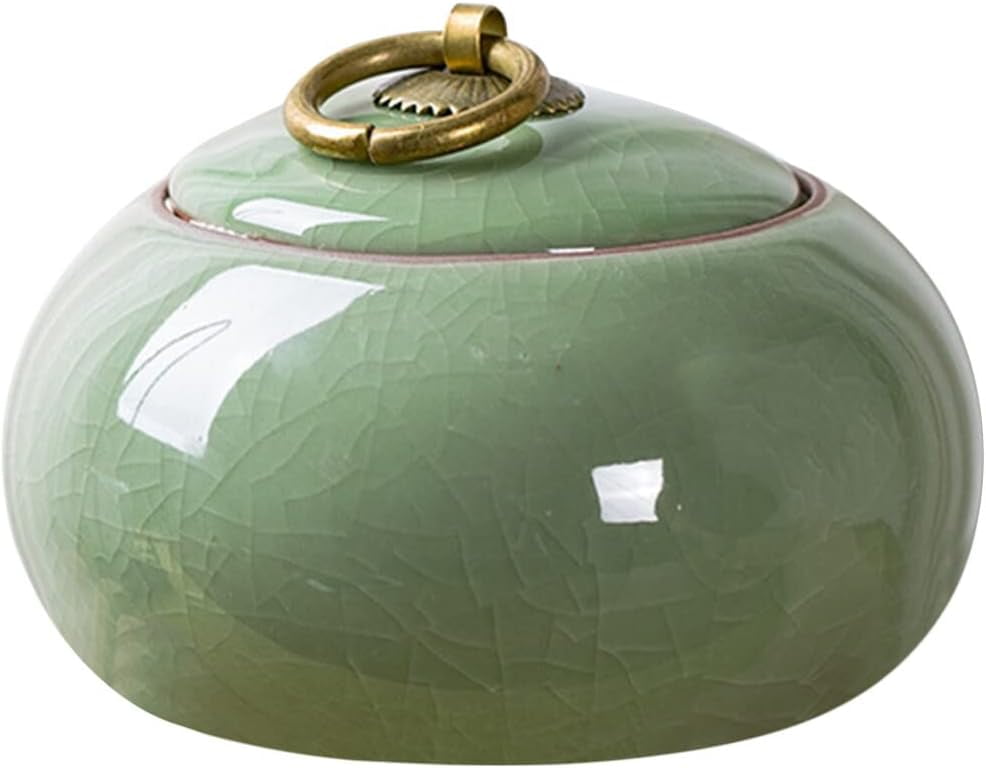 Luxshiny Ceramic Jars Vintage Chinese Style Storage Jars Ceramic Tea ...