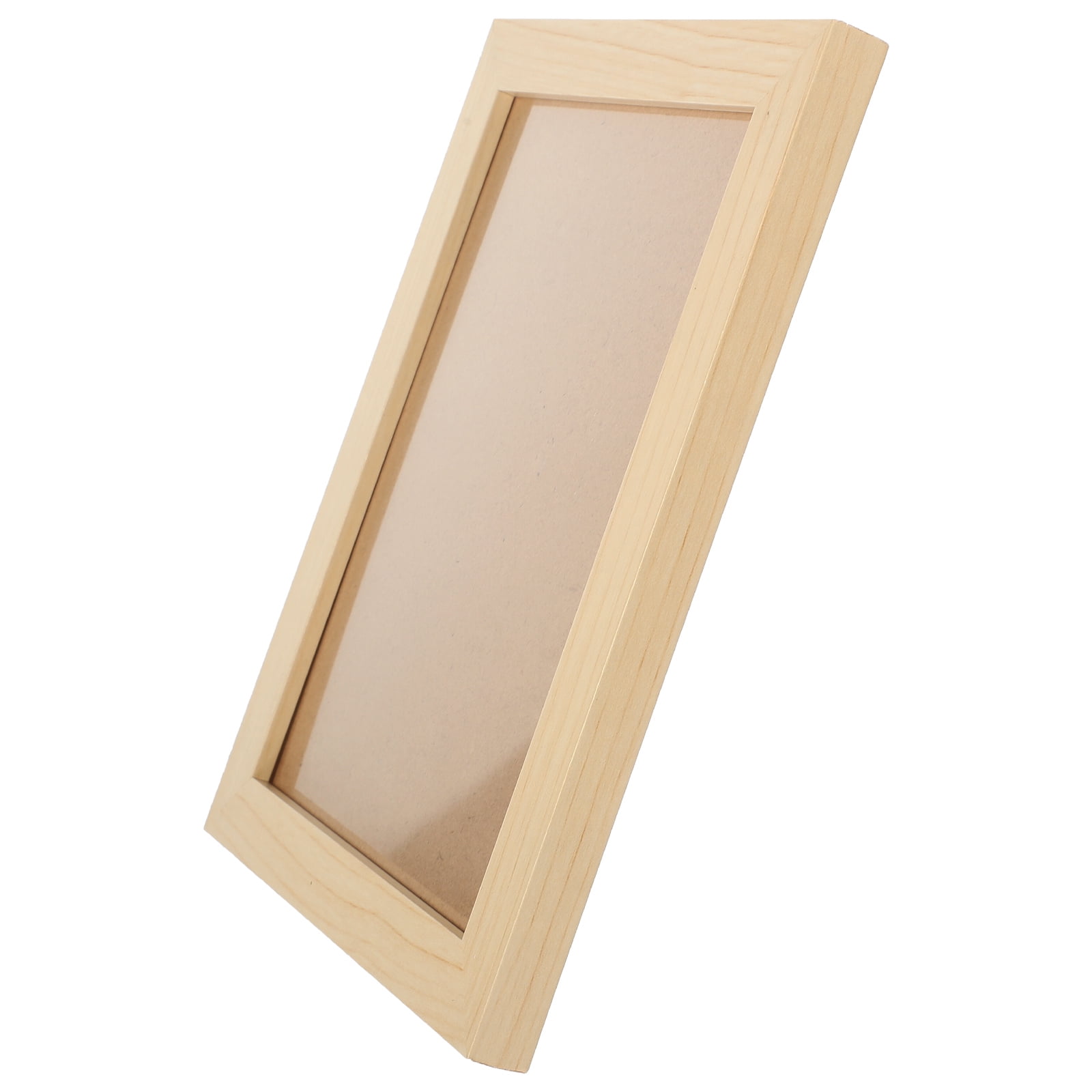 Luxshiny Desktop Photo Adjustable Wood Picture Display Rack For Home ...