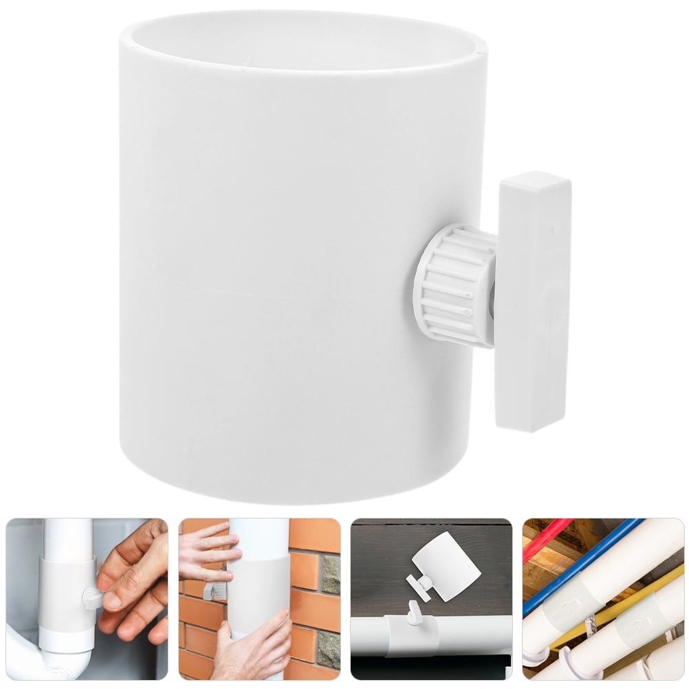 Luxshiny White PVC Manual Ducting Control Valve Airflow Regulator for ...