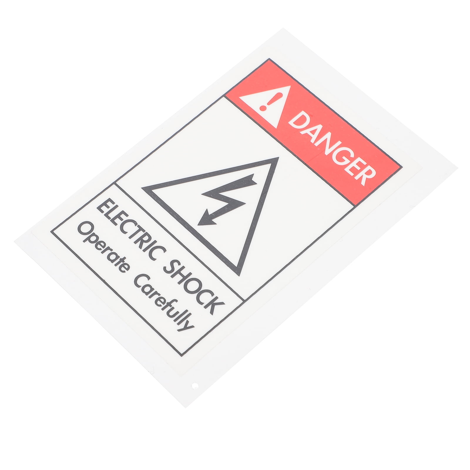Luxshiny Electrical Warning Sticker 1Pcs Rectangular Shape For Safety ...