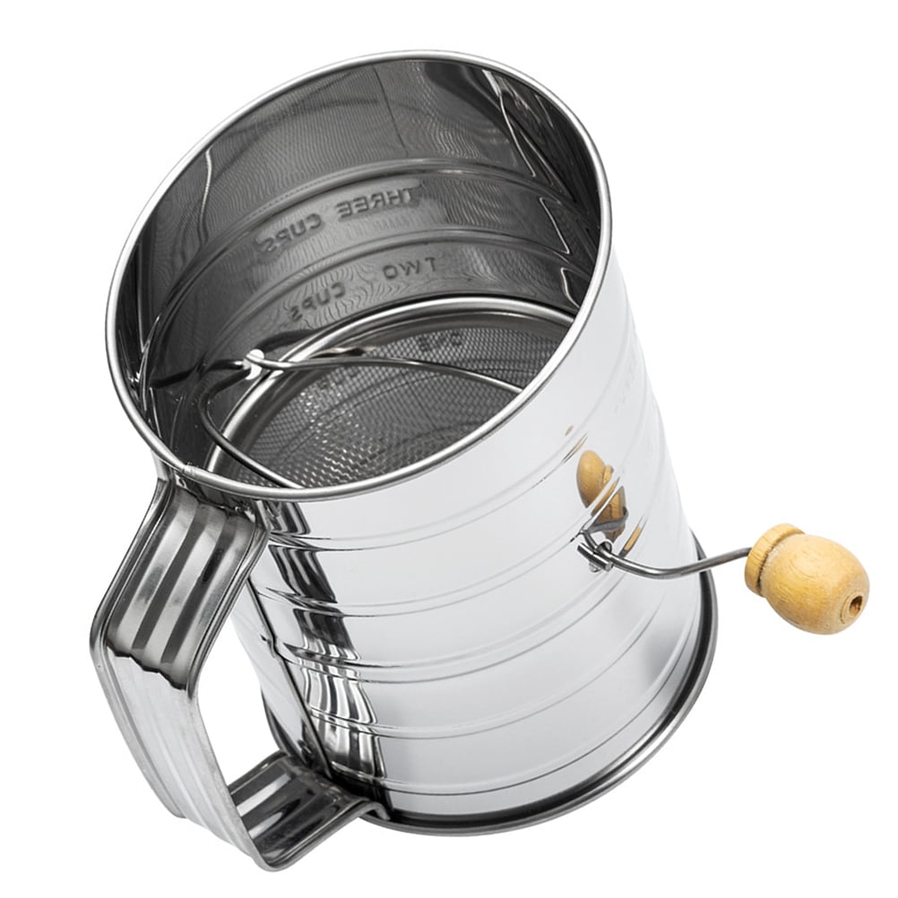 Luxshiny Flour Sifters Kitchen Handheld Flour Sifting Cocoa Powder ...