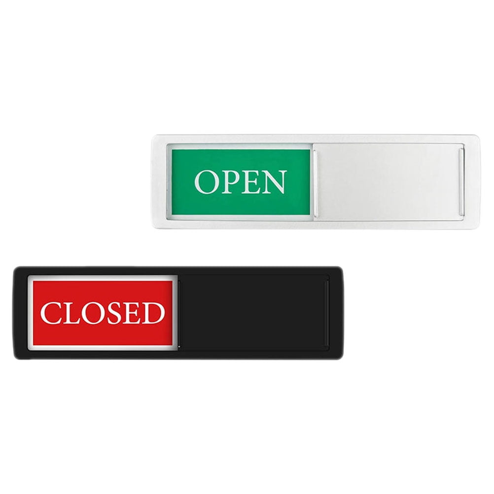 Luxshiny Generic 2pcs Privacy Sign Vacant Occupied Slider Restroom Door ...