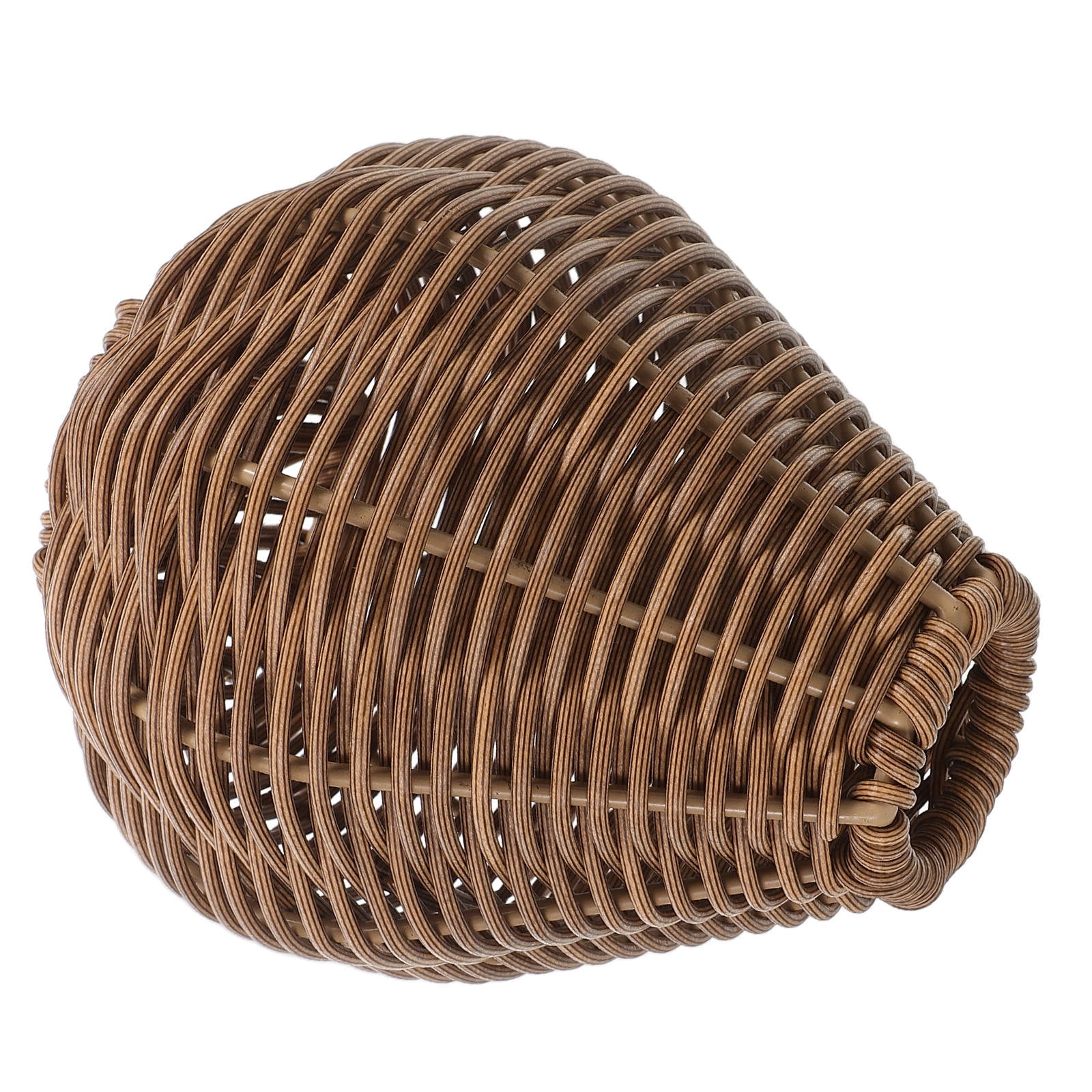 Luxshiny Handwoven Brown Straw Vase for Flowers Decorative Basket for ...