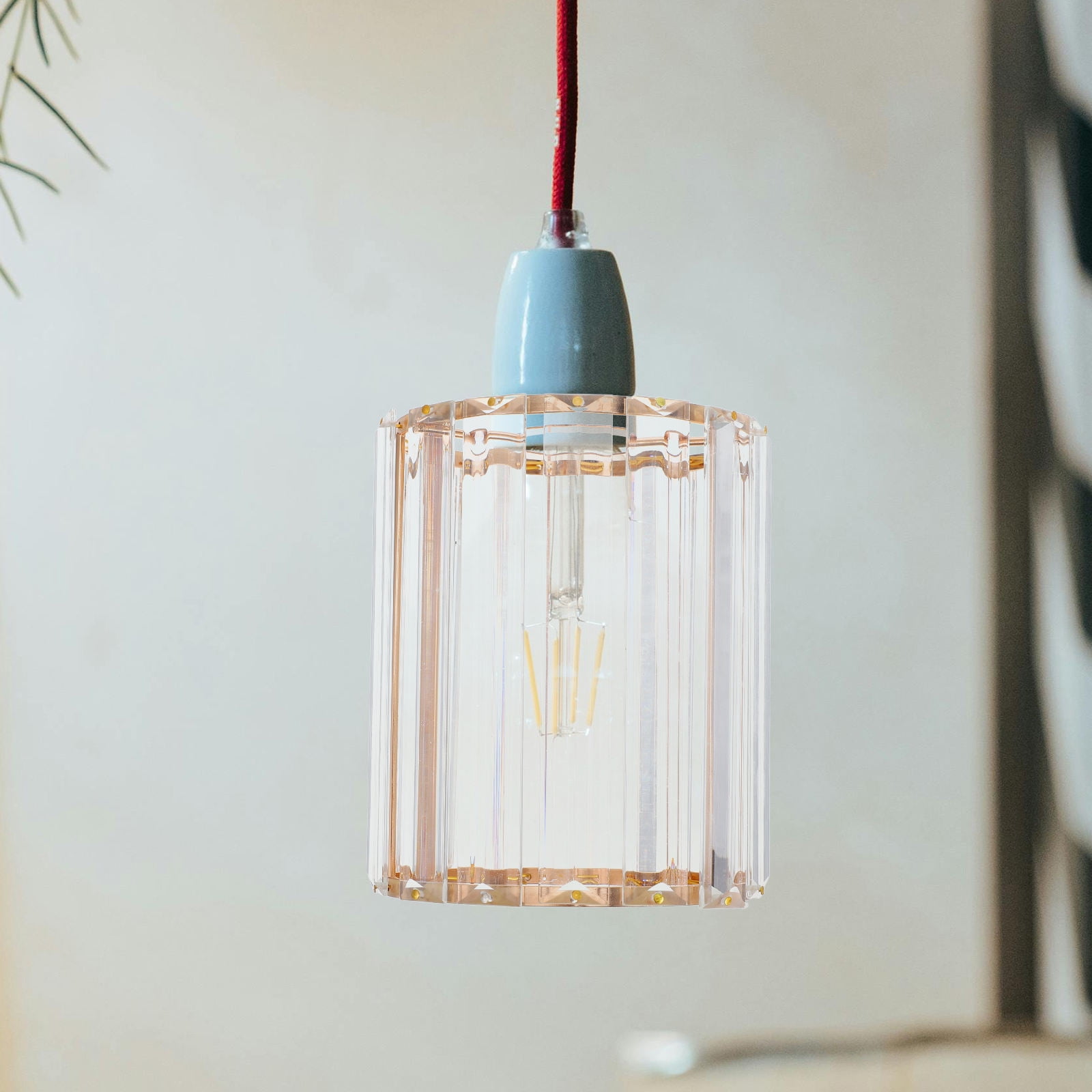Luxshiny Modern Hanging Lamp Shade for Bedroom, 1 Piece Light Diffuser ...