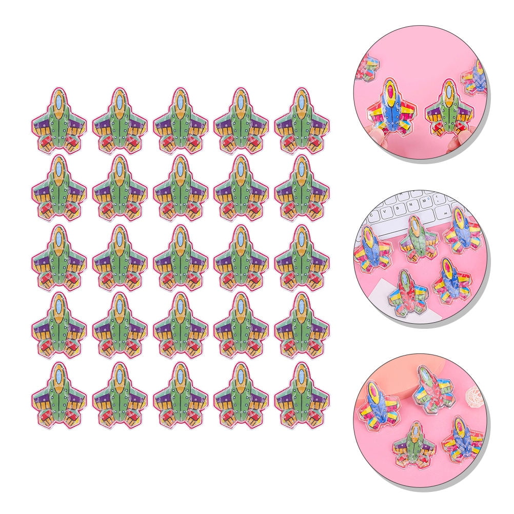 Luxshiny Kids Labyrinth Toy 25Pcs Track Beads Moving Maze Game Toys ...