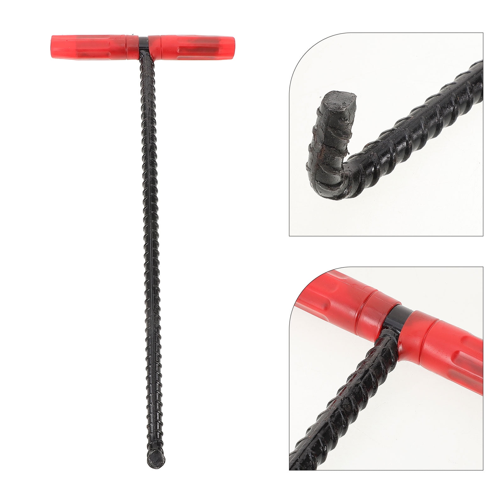 Luxshiny Steel Manhole Cover Lifter Hook with Shock Absorber for Heavy ...