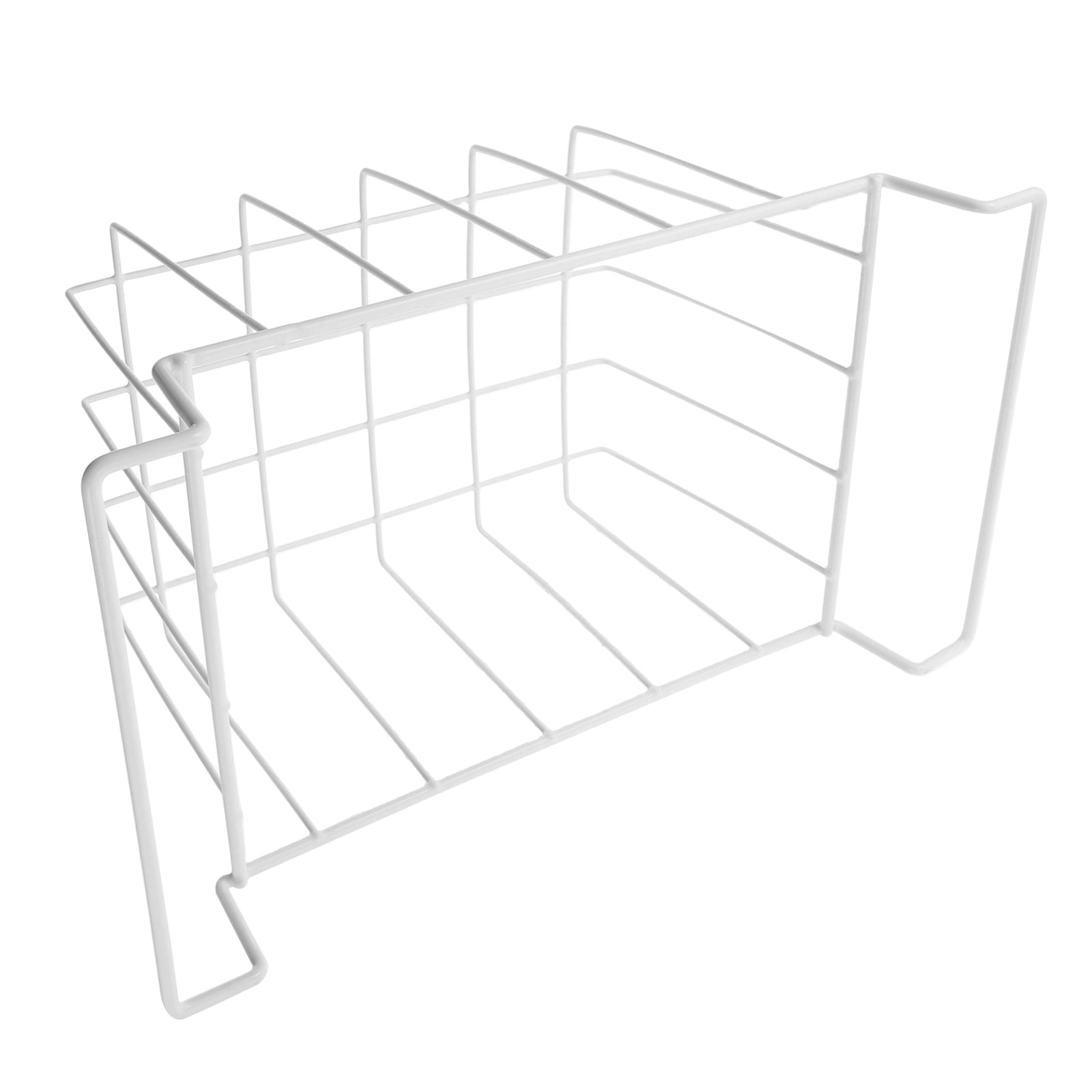 Luxshiny Metal Wire Freezer Basket White Space Saving Chest Freezer ...