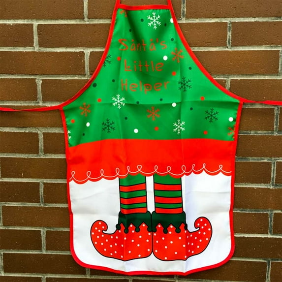 Luxshiny Multi Colored Christmas Apron for Women's Comfortable Wear ...