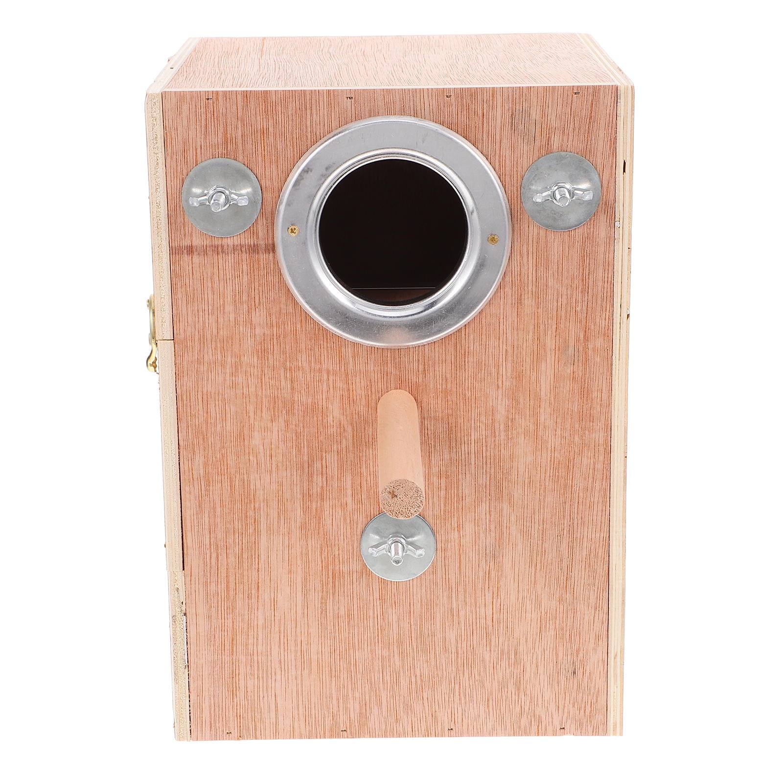 Luxshiny Multi Colored Wooden Parrot Breeding Box for Birds Easy to ...