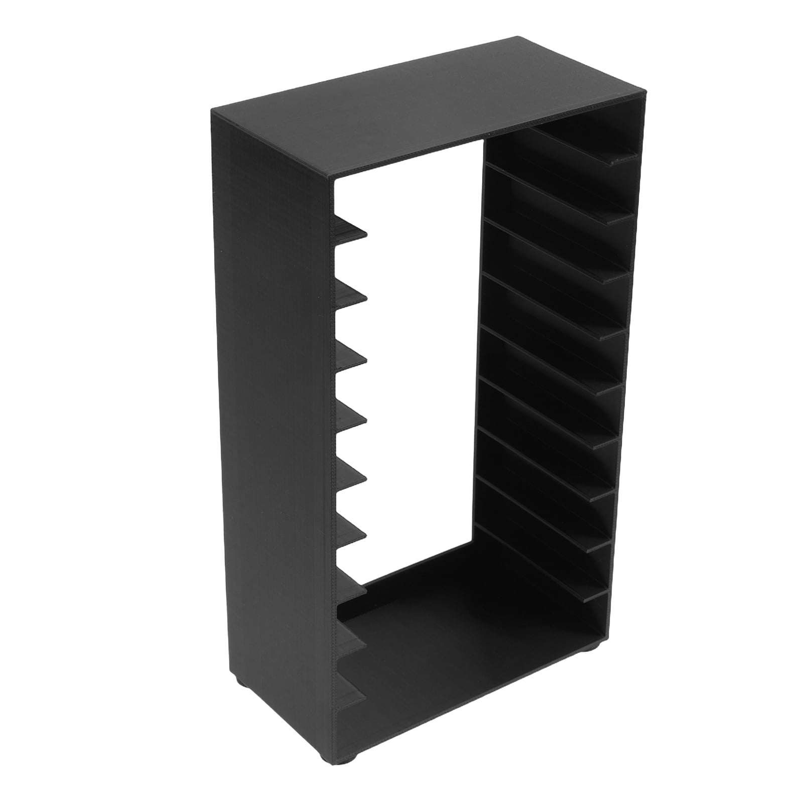 Luxshiny Multi Tier Plastic Cassette Tape Storage Stand with Space ...