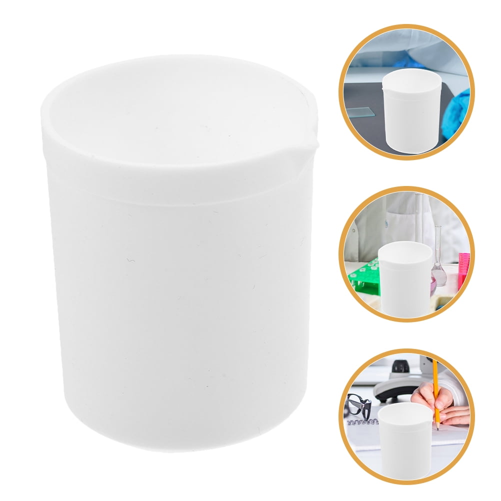 Luxshiny Plastic Laboratory Beakers White Beaker Mug 1Pcs For ...