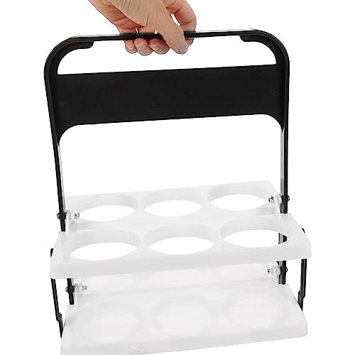 Luxshiny Portable Beer Rack Foldable Beer Rack Drink Cup Beer Holder ...