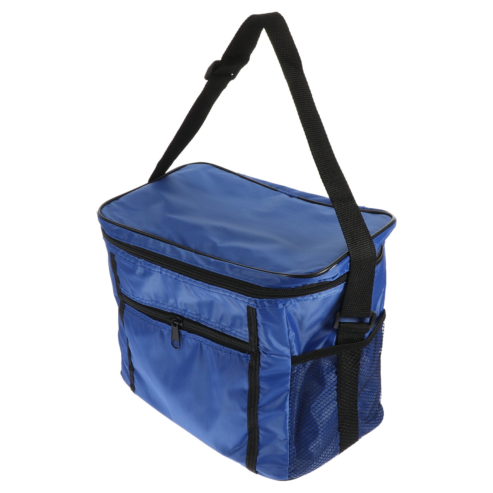 Luxshiny Portable Blue Lunch Bag with Oxford Fabric for Heat and Cold ...