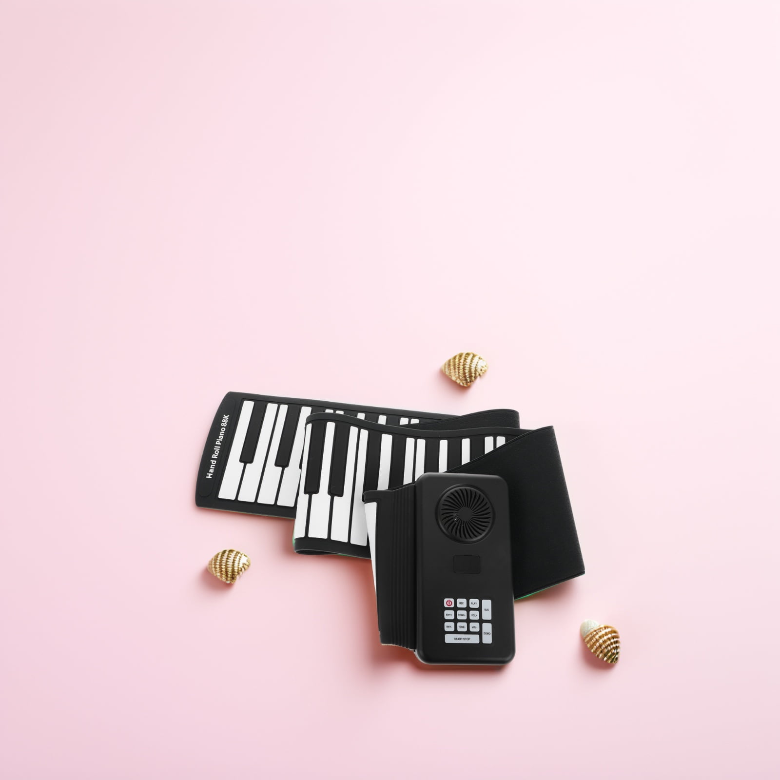 Luxshiny Portable Silicone Roll Up Piano Keyboard 88 Keys Folding ...